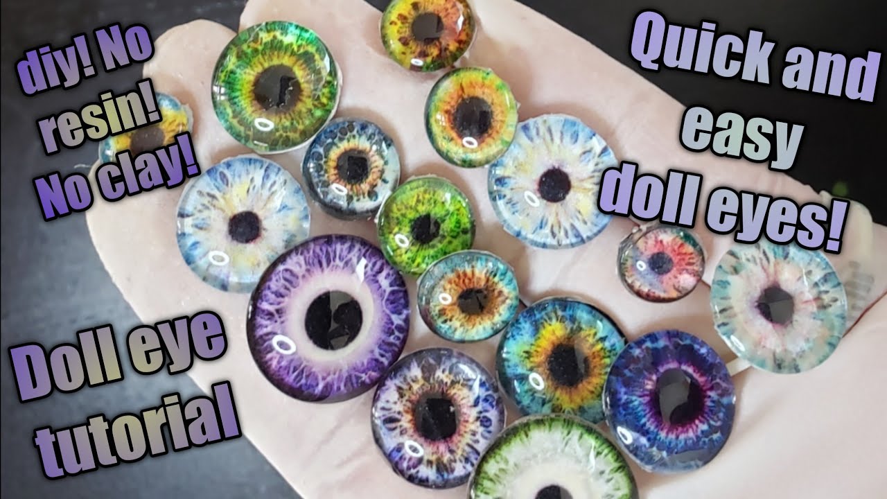 How To Make Doll Eyes Diy Make Beautiful Quick And EASY Glass Eyes No Resin No Clay How To Make Doll Eyes Diy Make Beautiful Quick And EASY Glass Eyes No Resin No Clay