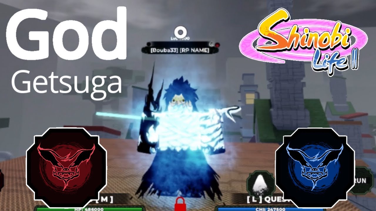 I made a “double Getsuga bloodline” move set in Shindo life.. - YouTube