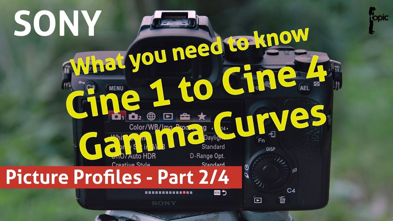 Cine gamma Curves - What do they do? - Using Sony Picture Profiles ...