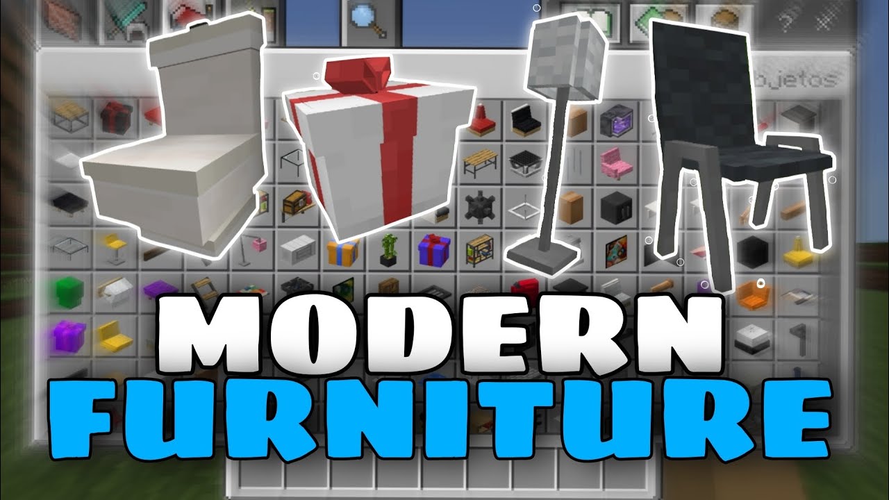 MODERN FURNITURE FOR MINECRAFT 1.21x /// MOD DE MUEBLES PARA MINECRAFT ...