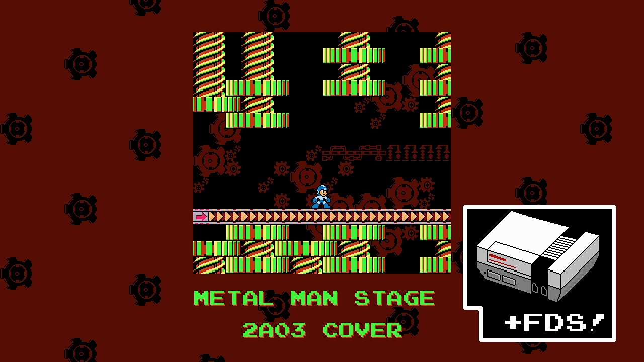 Metal Man Stage (Cover 2a03+FDS) - From Mega Man 2 - YouTube