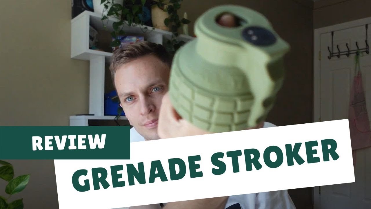 Open-ended stroker review (Voila Grenade stroker review) - YouTube