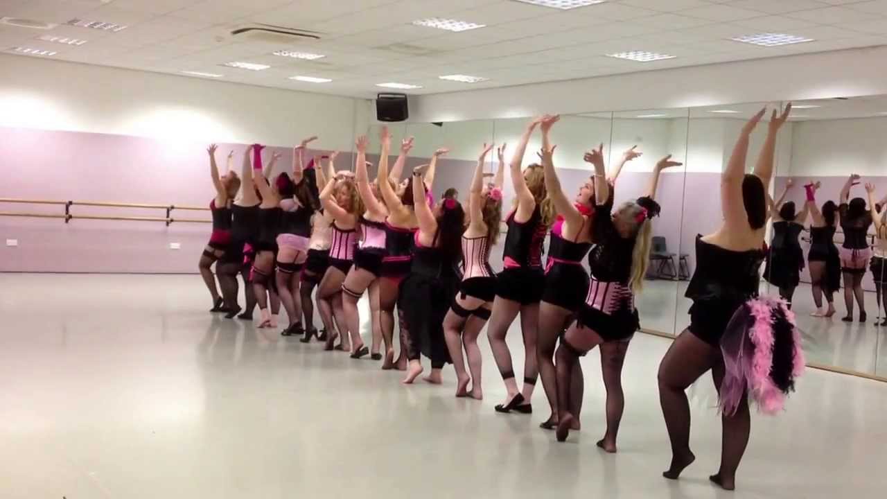 The Burlesque Jems Valentine inspired chorus line 'Sandman' routine ...