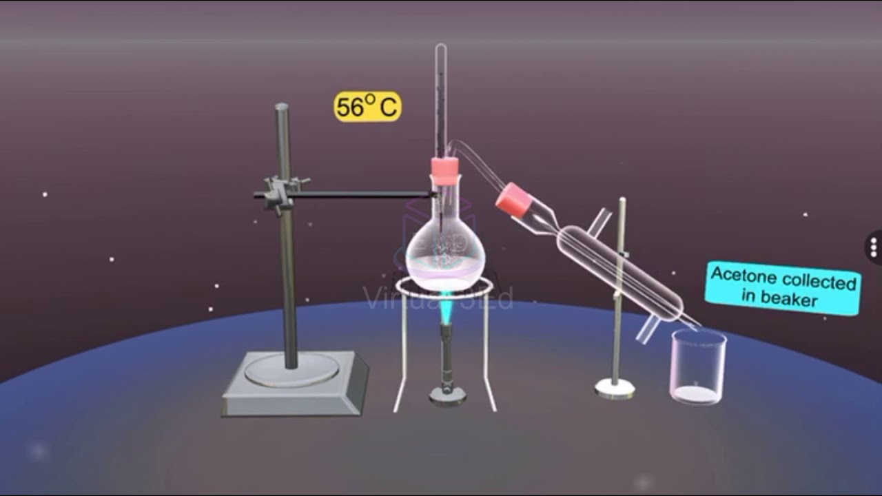 Separation by Distillation || Learn Chemistry Lab Experiment - YouTube
