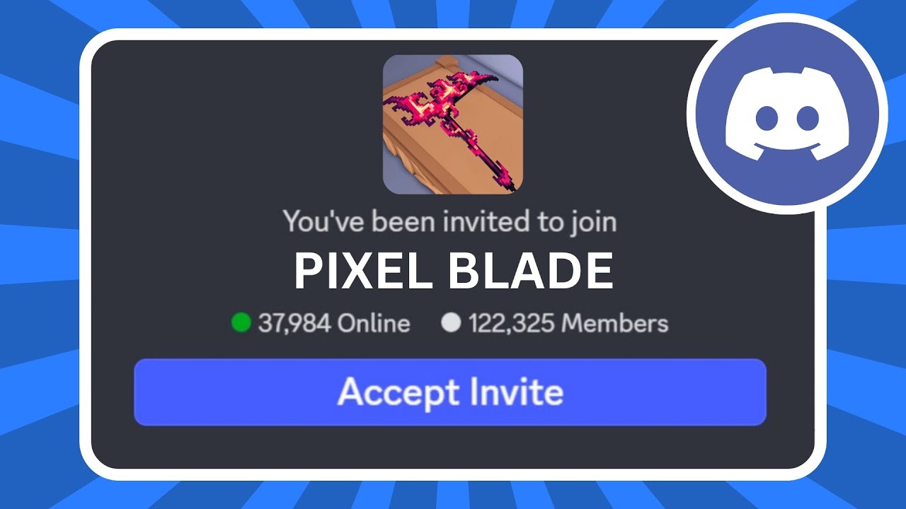 How to Join PIXEL BLADE Discord Server - YouTube