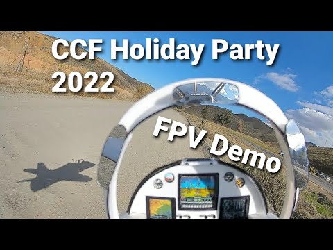 CCF 2022 Holiday Party - FPV EDF Demo (Full Flight) - YouTube