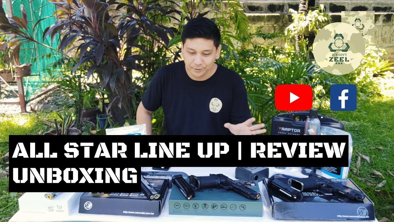 ALL STAR LINEUP | Review, Unboxing FPS Test Airsoft - YouTube