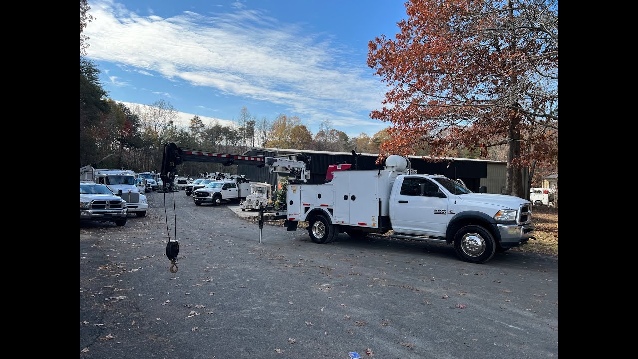 2015 Ram 5500, Cummins 4x4 Diesel, IMT 7500-22 Crane, 216k Miles ...