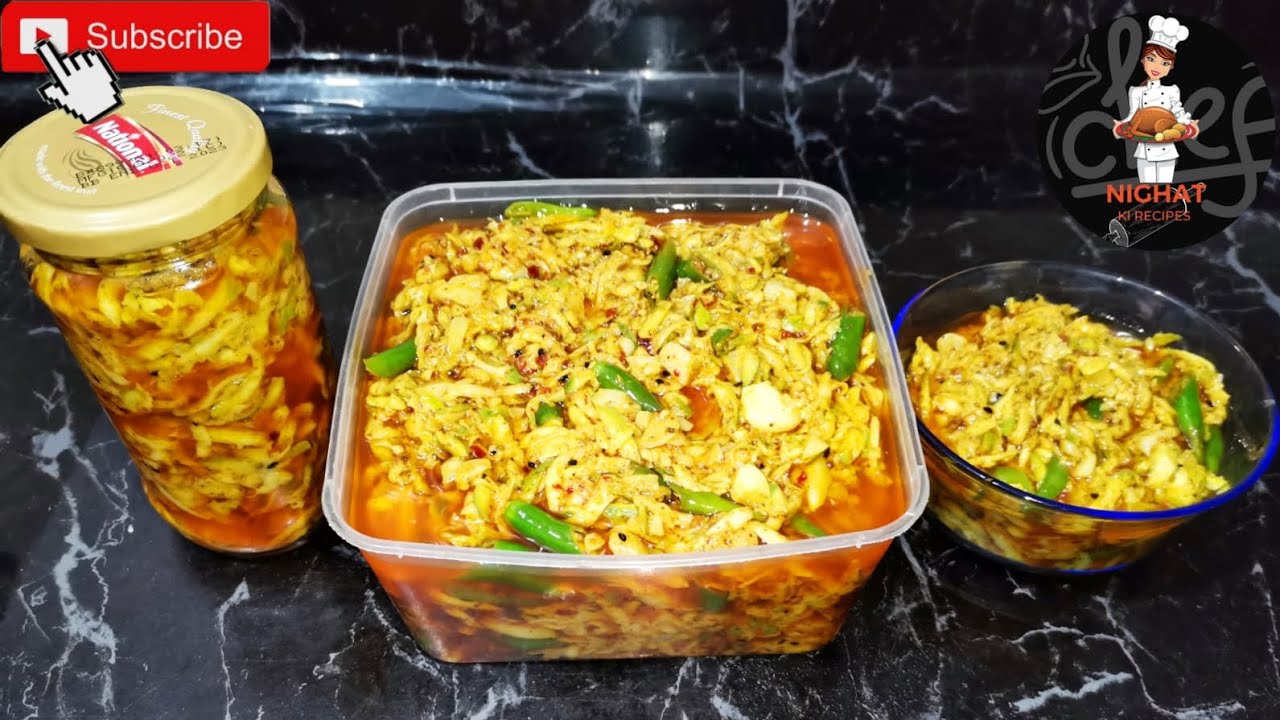 Instant Kachay Aam (Keri) Ka Achar | Mango Pickle Recipe | Homemade ...