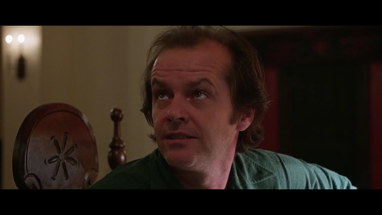 The Shining 1980 jack's Temper Tantrum with Wendy scene - YouTube