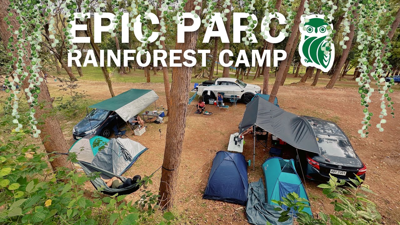 PAHINGA VLOG 11 - CAR CAMPING AT EPIC PARC, TANAY RIZAL | BARKADA TRIP ...