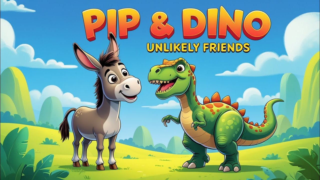 Pip & Dino:The Unlikely Friendship|Kids Story|Bed time Story|English ...