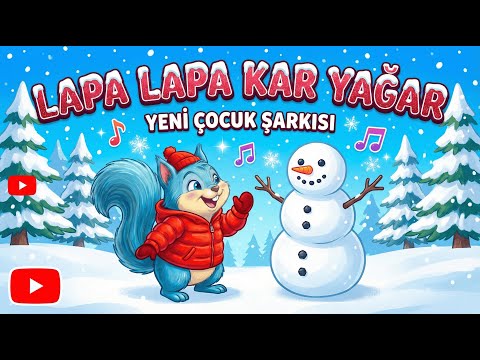 ❄️ Lapa Lapa Kar Yağar | En Eğlenceli Kış ve Kar Şarkısı ☃️ | Egoli Kids TV