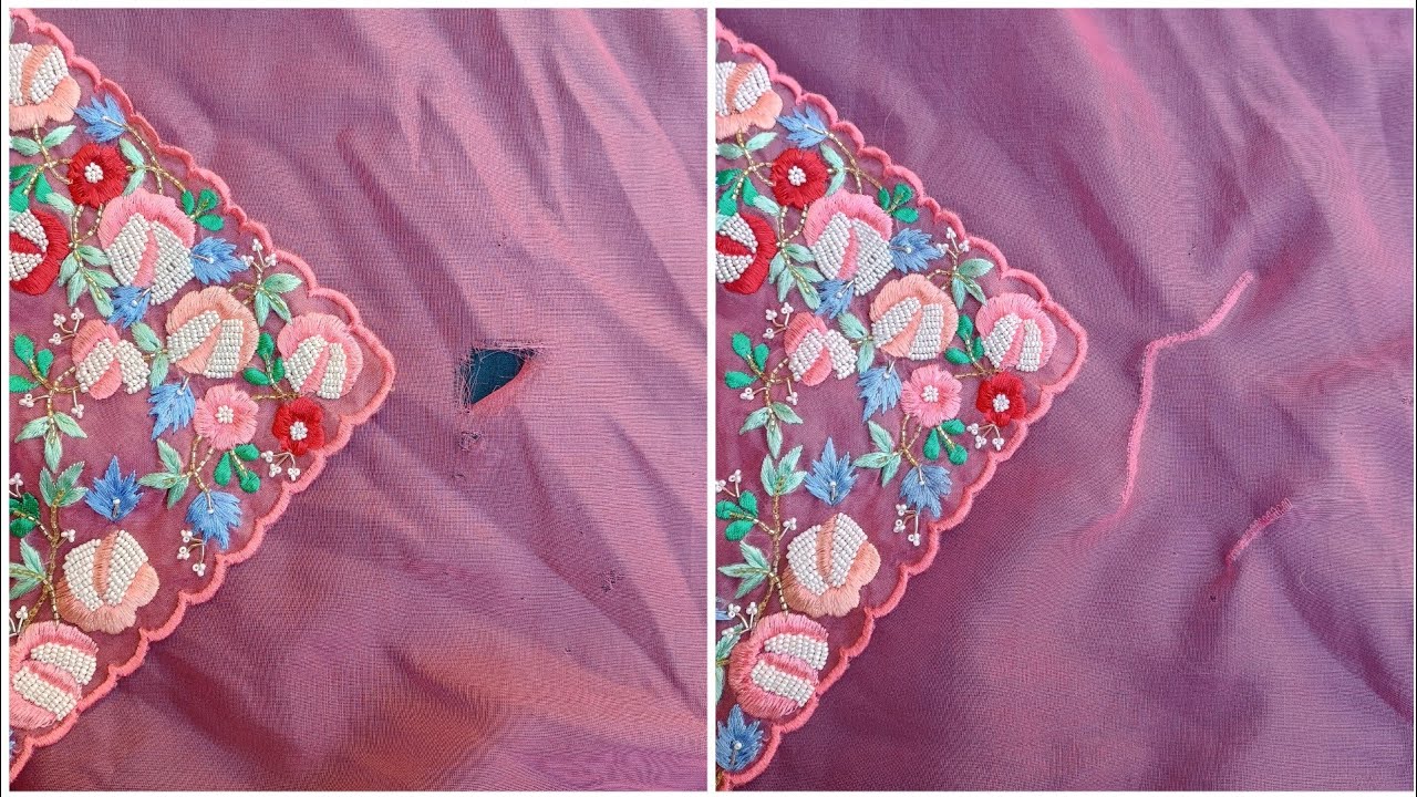 How to repair tissue fabric at home - YouTube