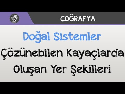 Doğal Sistemler - Çözünebilen Kayaçlarda Oluşan Yer Şekilleri