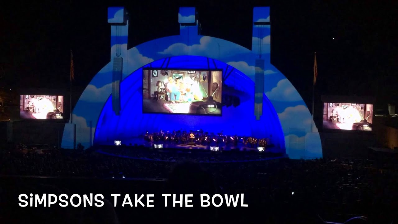 Fireworks Finale: Simpsons Take The Bowl | Couch Gags Hollywood Bowl ...