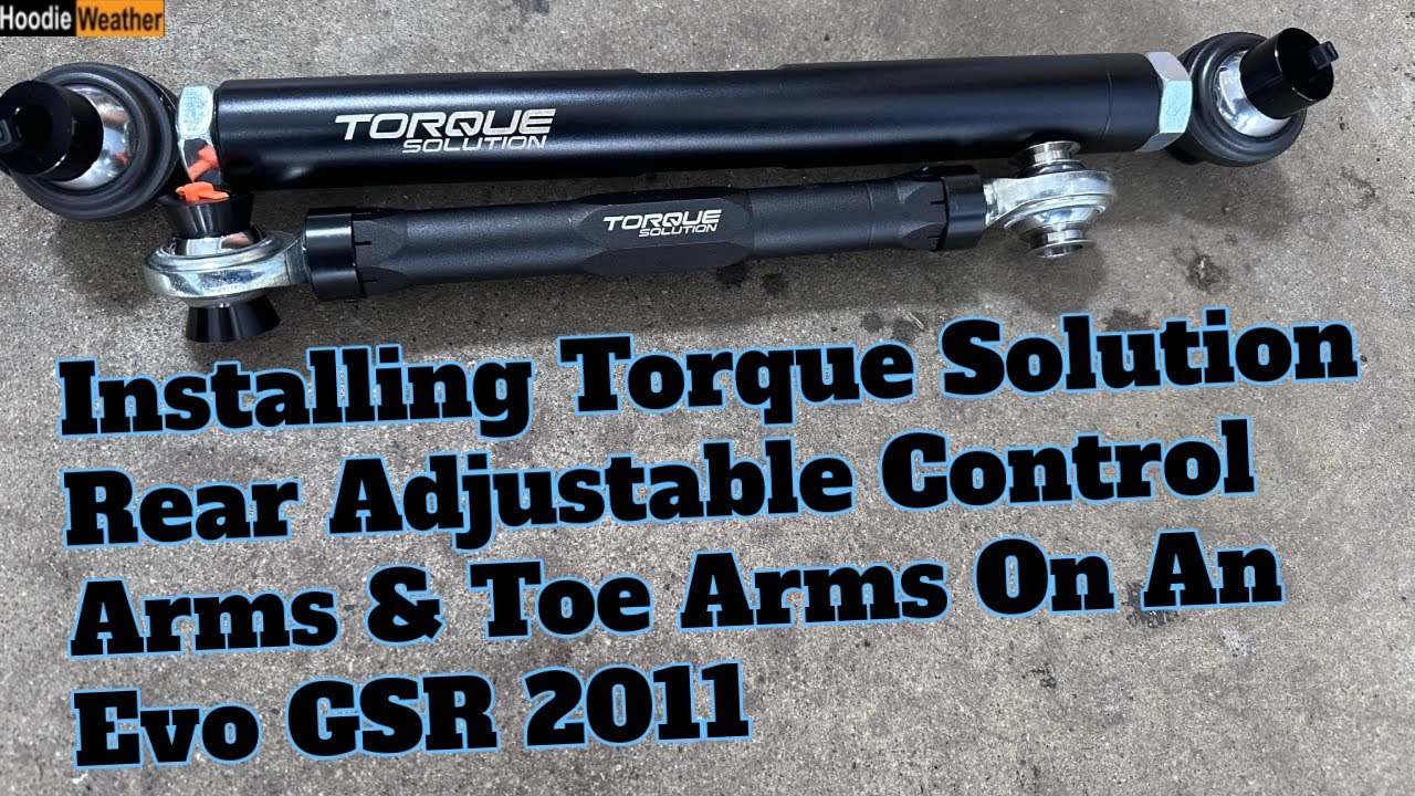 Installing Torque Solution Rear Adjustable Control Arms & Toe Arms On ...