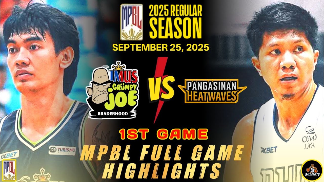MPBL FULLGAME HIGHLIGHTS: IMUS VS PANGASINAN (SEPTEMBER 25, 2025) - YouTube