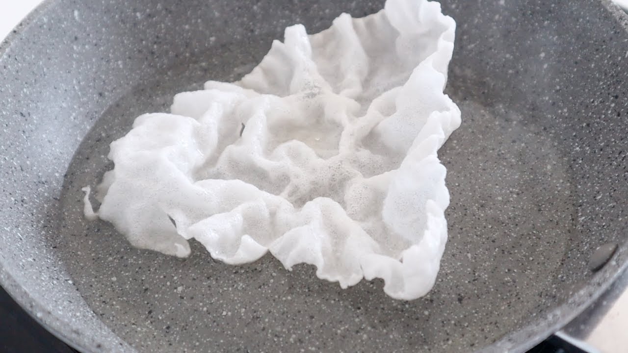 FRIED RICE PAPER CHIPS EASY 2 INGREDIENT SNACK RECIPE YouTube fried-rice-paper-chips-easy-2-ingredient-snack-recipe-youtube