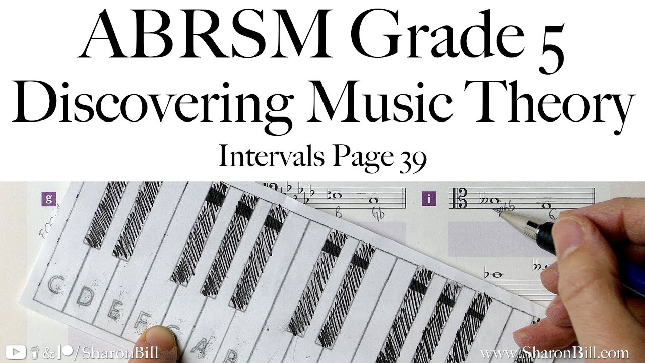 ABRSM Discovering Music Theory Grade 5 Intervals Page 39 with Sharon ...