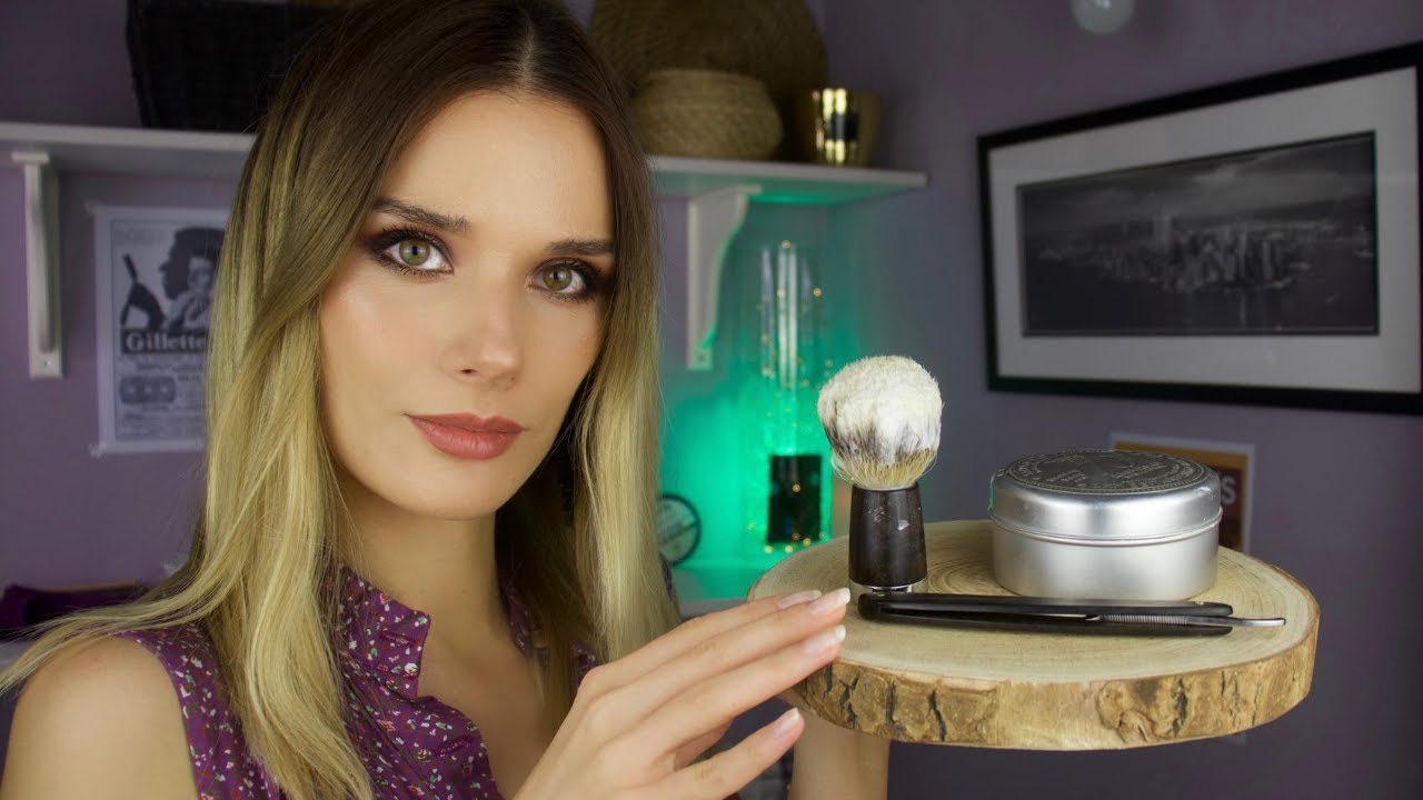 ASMR Relaxing Shave , Barber , Personal Attention for Men , Gentlemen ...
