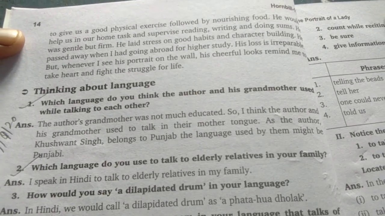 Class 11th subject English first lesson 1 - YouTube