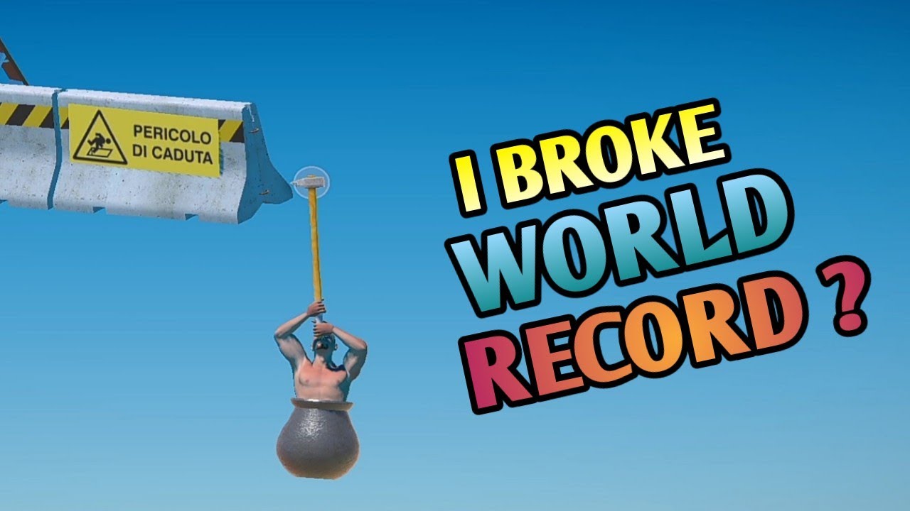 I Broke World Record in Getting Over It?😱 - YouTube