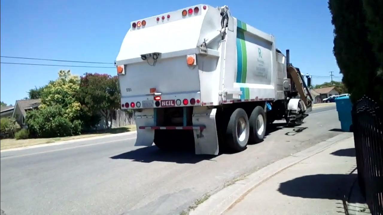 Recology autocar wxll heil python 13151 part 3 of 3 - YouTube