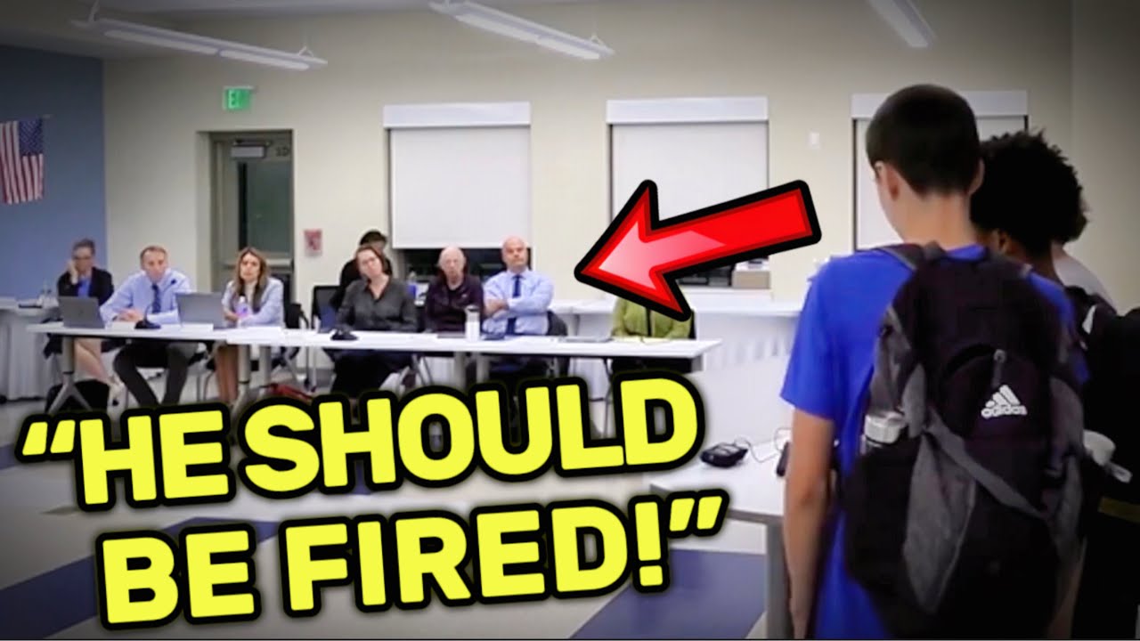 Brave Students STAND UP to Leftist Teacher in Tense Meeting - YouTube
