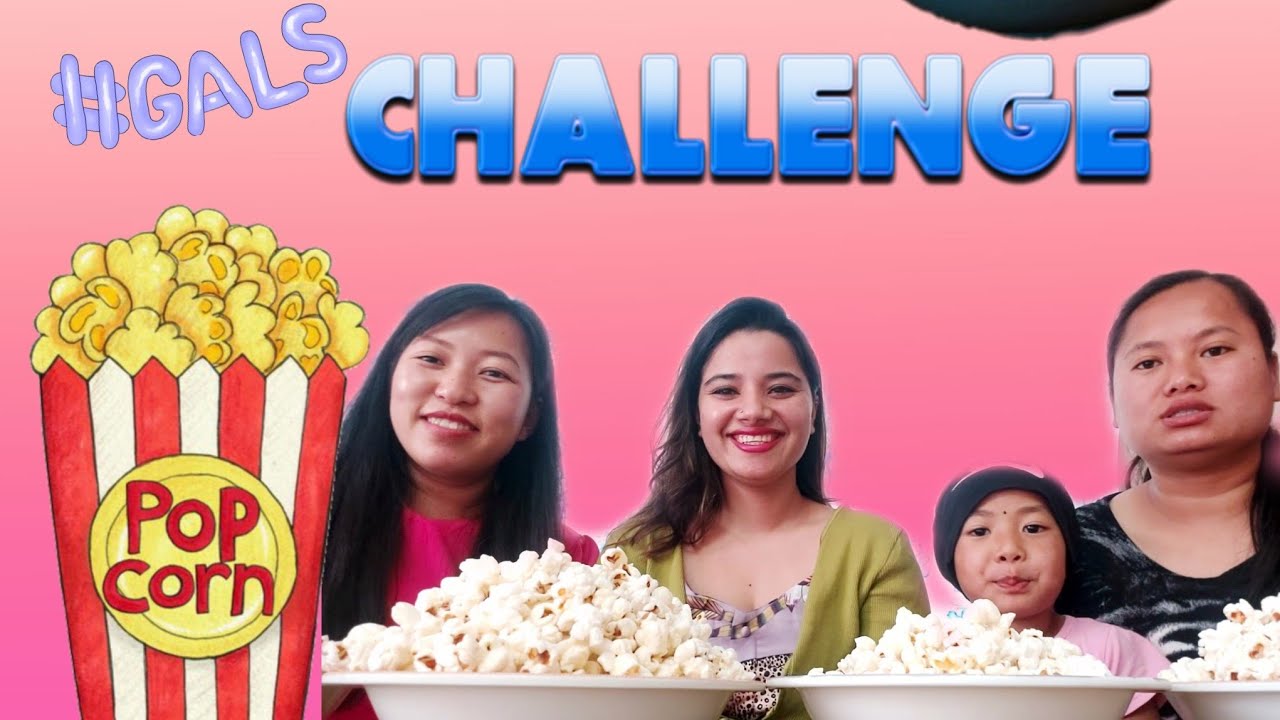 #Allaboutfood #foodchallenge Popcorn challenge / Eat / Love / Laugh ...