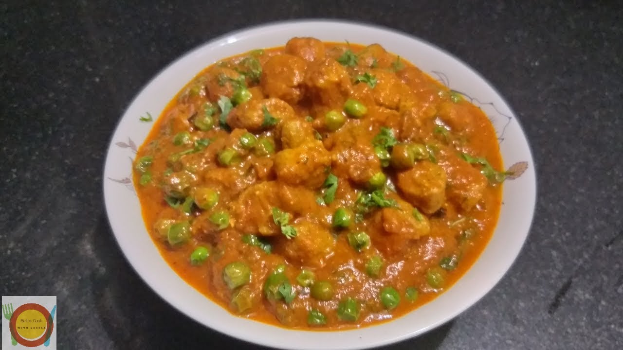 सोया मटर मसाला की स्वादिष्ट सब्जी | SOYA MUTTER MASALA | TASTY ...