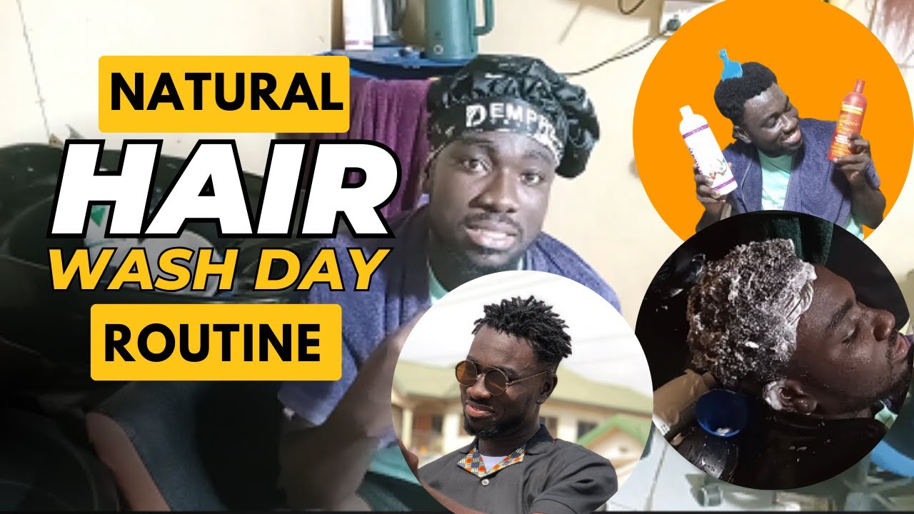 My Simple NATURAL HAIR WASH DAY Routine For Faster Hair Growth - YouTube