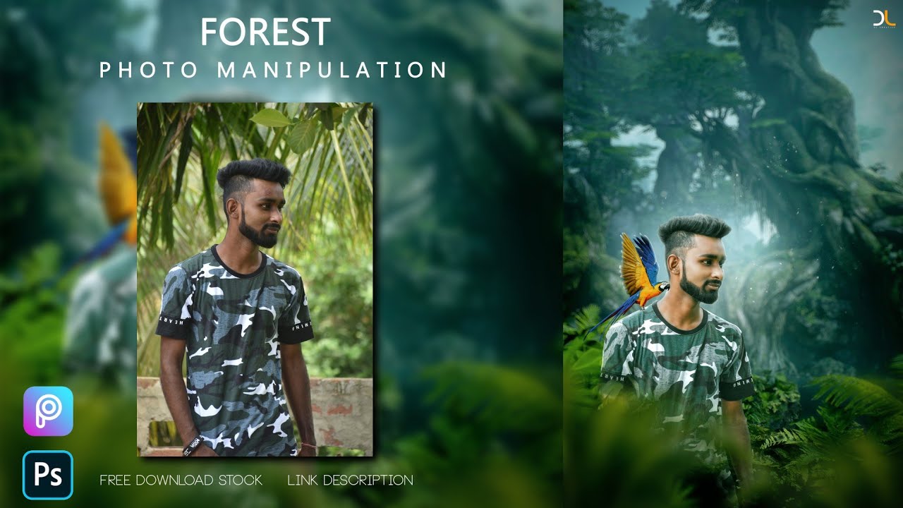 Forest Concept High Manipulation Photo Editing Tutorial || Jungle Photo ...