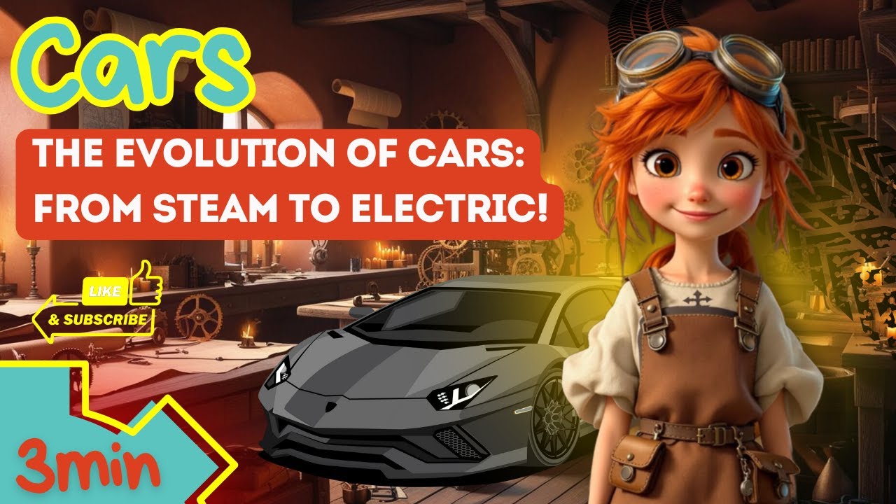How Cars Were Invented 🚗 | Car History for Kids | From Steam to ...