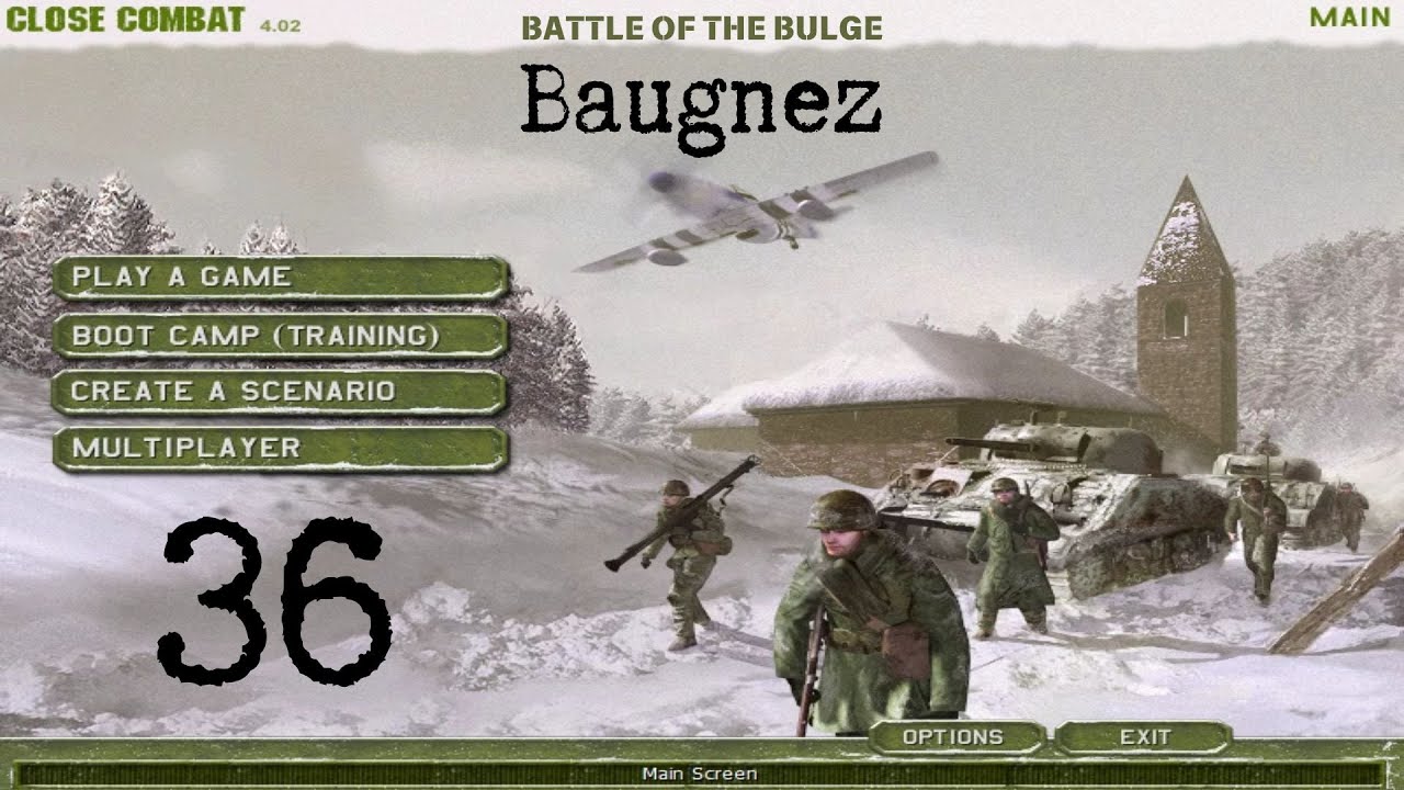 Close Combat 4 Battle of the Bulge E36 Baugnez (19 December 1944) - YouTube