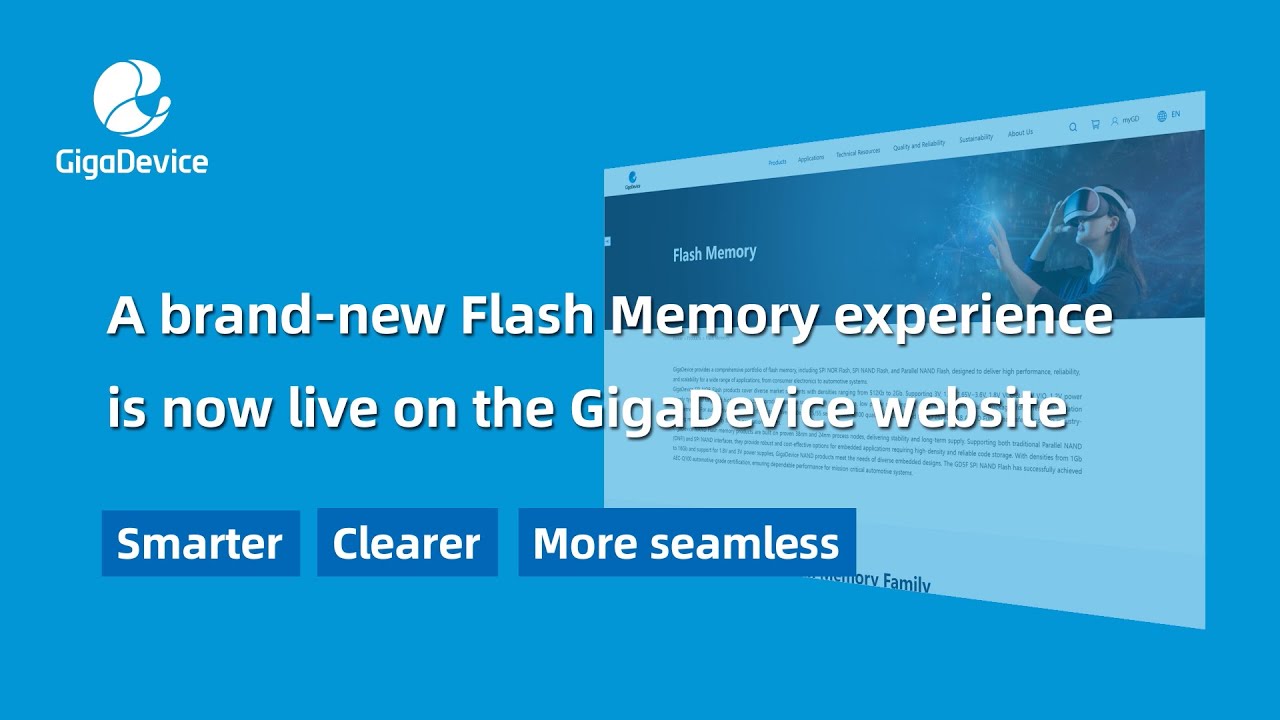 Discover the Brand-New Flash Memory Experience on GigaDevice.com - YouTube