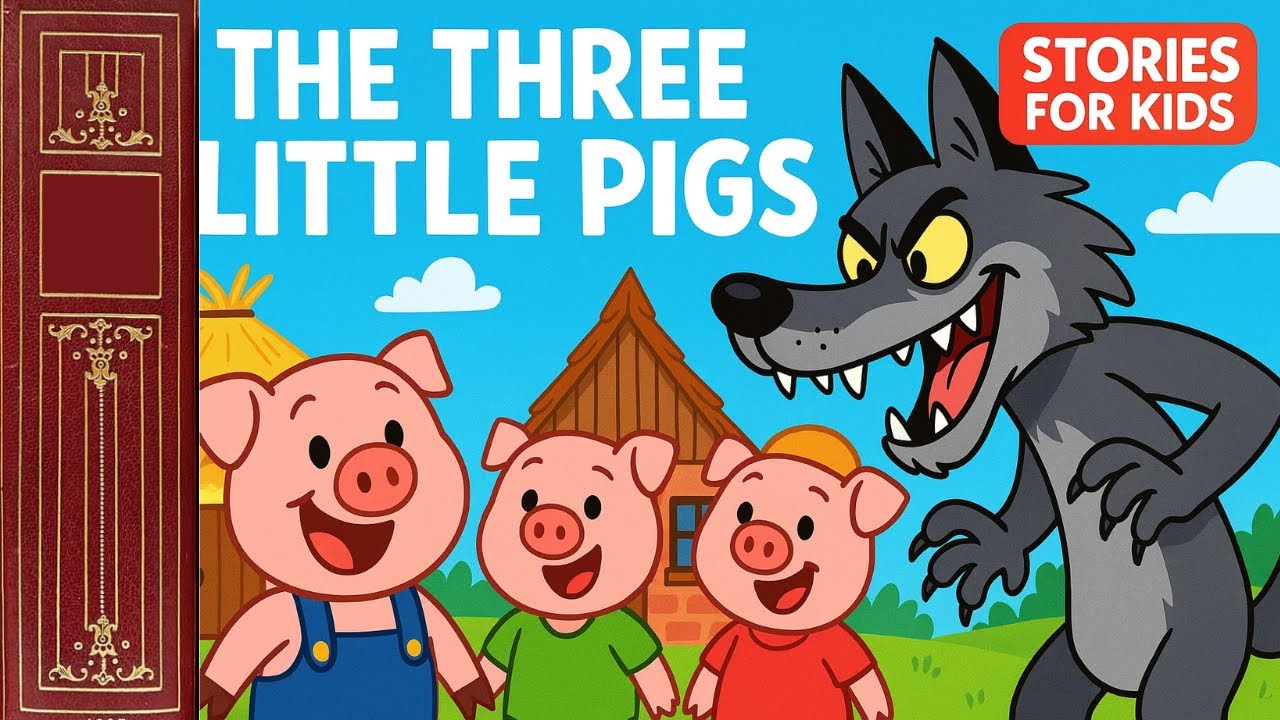 The Three Little Pigs 🐷🐷🐷 | Classic Kids Story with Big Bad Wolf | Fun ...
