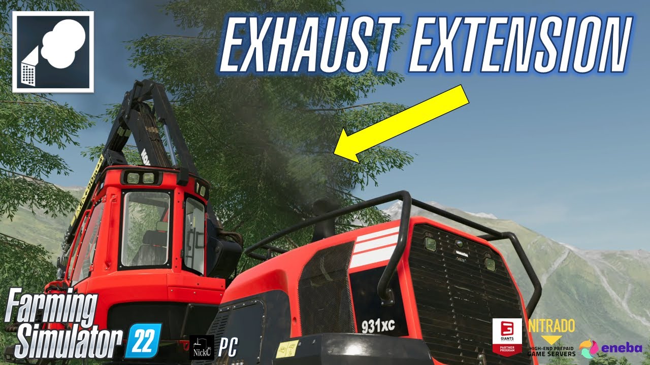 FS 22 💨 EXHAUST EXTENSION - Maggior fumo allo scarico by Vector Man [PC ...