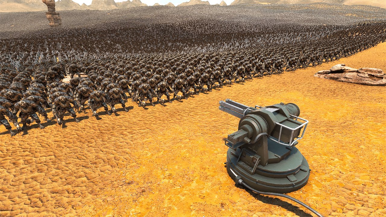 Automated Celling Turret, Firewarrior 7 Rambo vs 2.9 Million Mutant ...