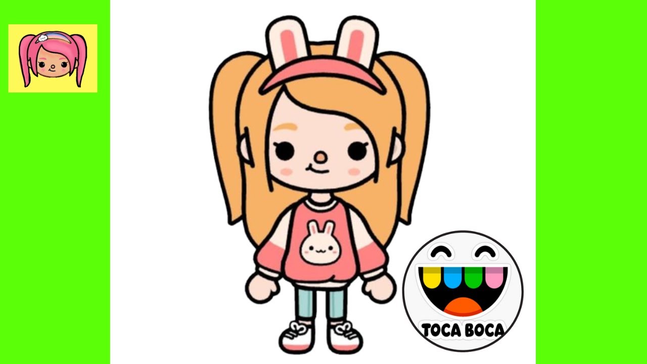 How To Draw Toca Boca,Toca Boca,Girl Drawing Tutorial - YouTube