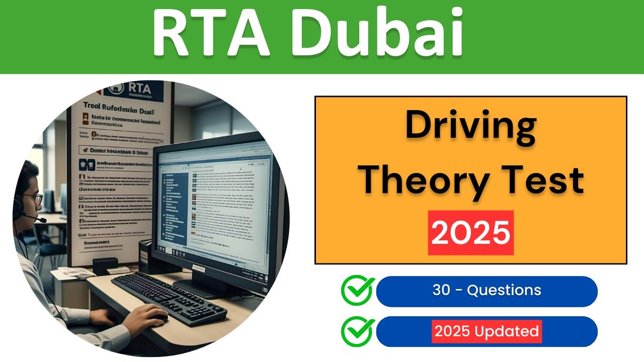 Free RTA Dubai Theory Test 2025 [Part-1] | Questions and Answers - YouTube