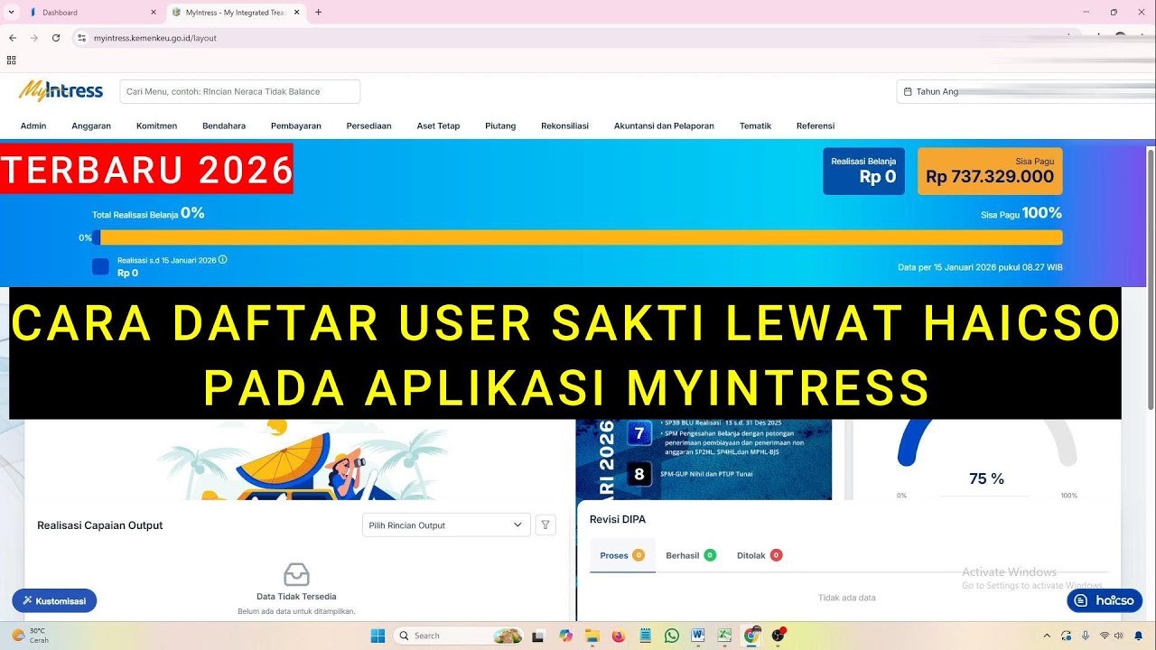 Terbaru!Cara Daftar user sakti lewat HAI CSO pada Aplikasi MyIntress ...