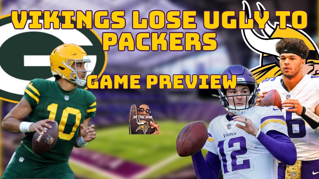 VIKINGS LET PACKERS STOMP THEM AT HOME | SEASON IS OVER | - YouTube