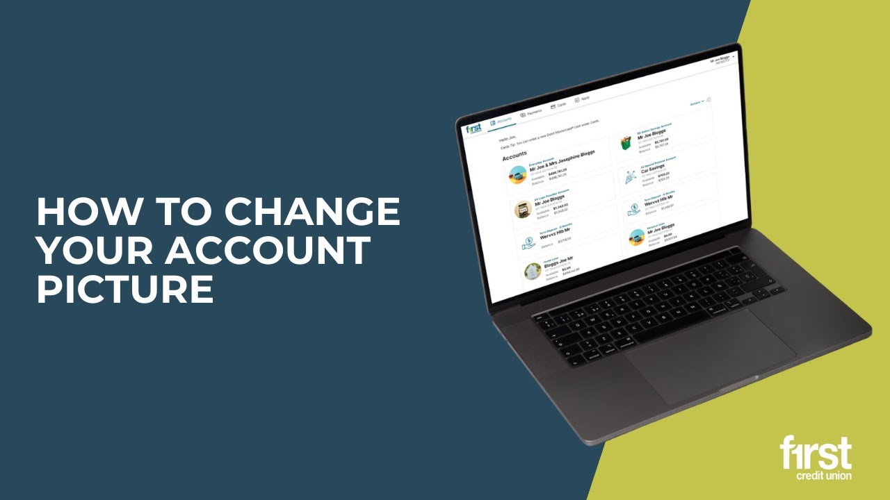 How to Change Your Account Picture - Internet Banking - YouTube