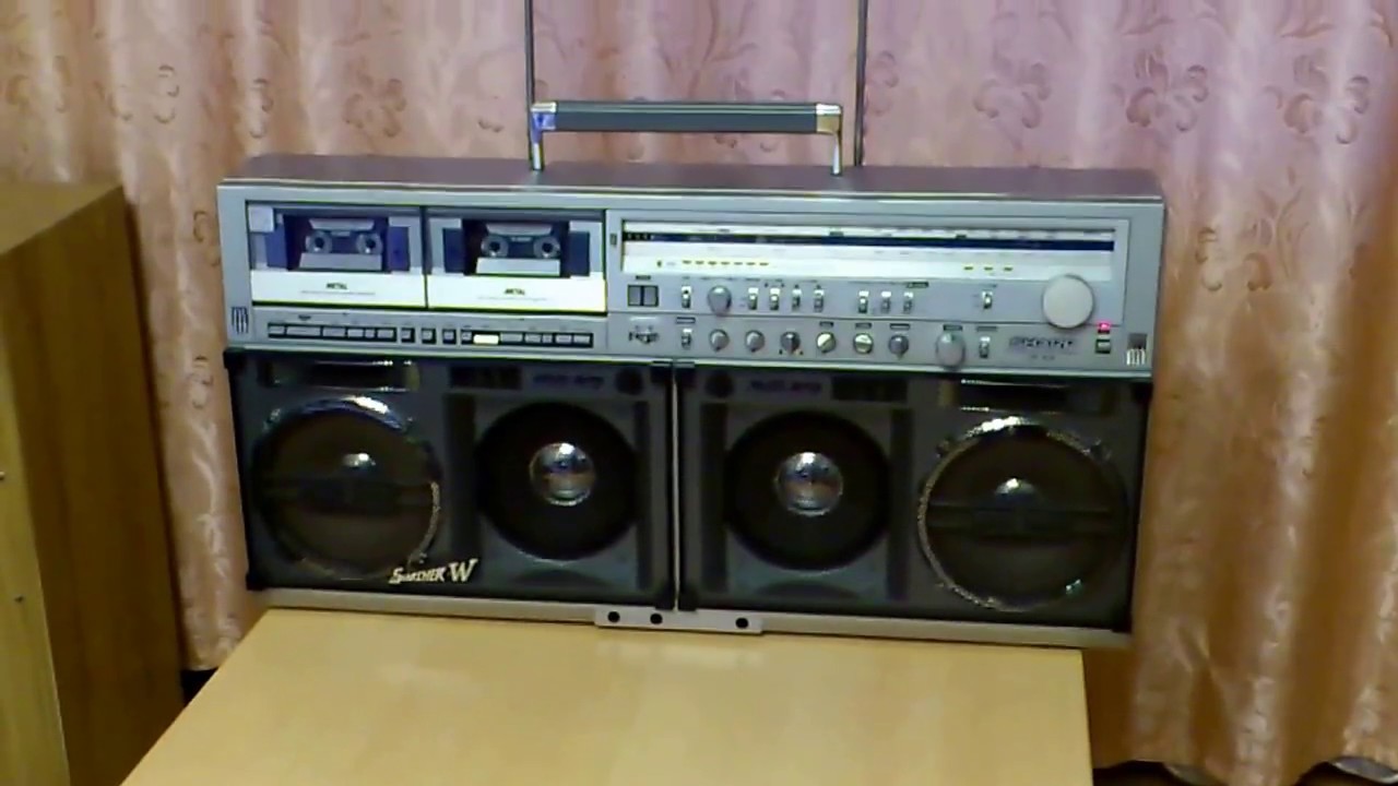 Магнитола SHARP GF-919 - YouTube