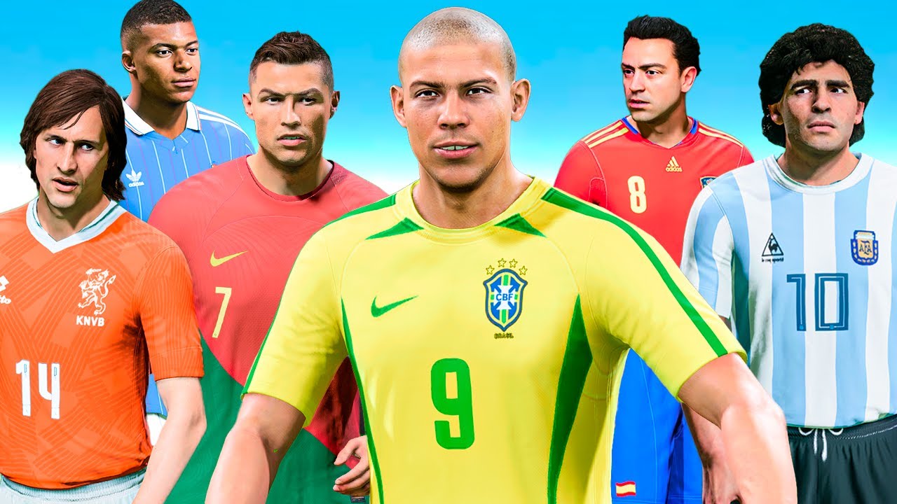 THE WORLD CUP with the 100 BEST FOOTBALLERS in HISTORY - videoblogs.com