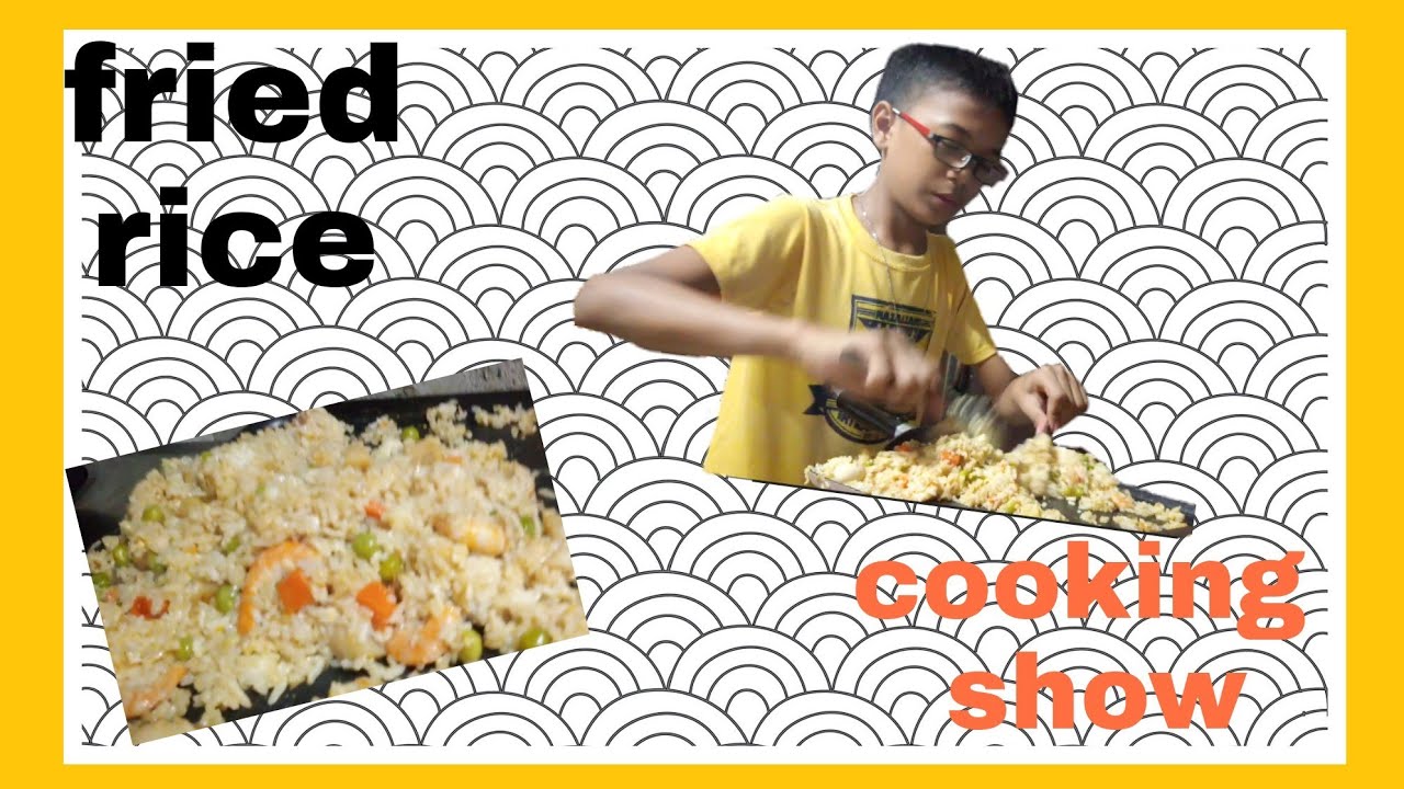 Cooking fried rice (its benedict cooking show #1 ) its benedict - YouTube