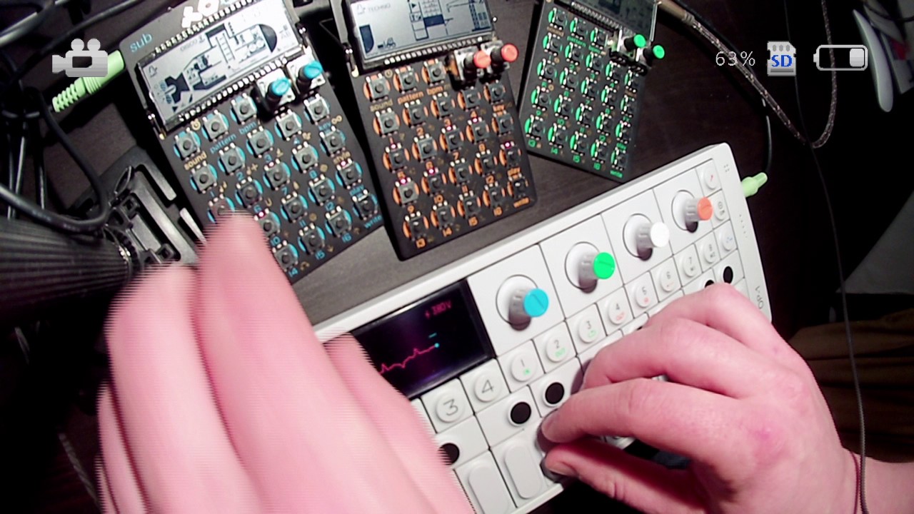 Teenage Engineering OP-1 + Pocket Operator PO-12 rhythm + PO-14 sub ...