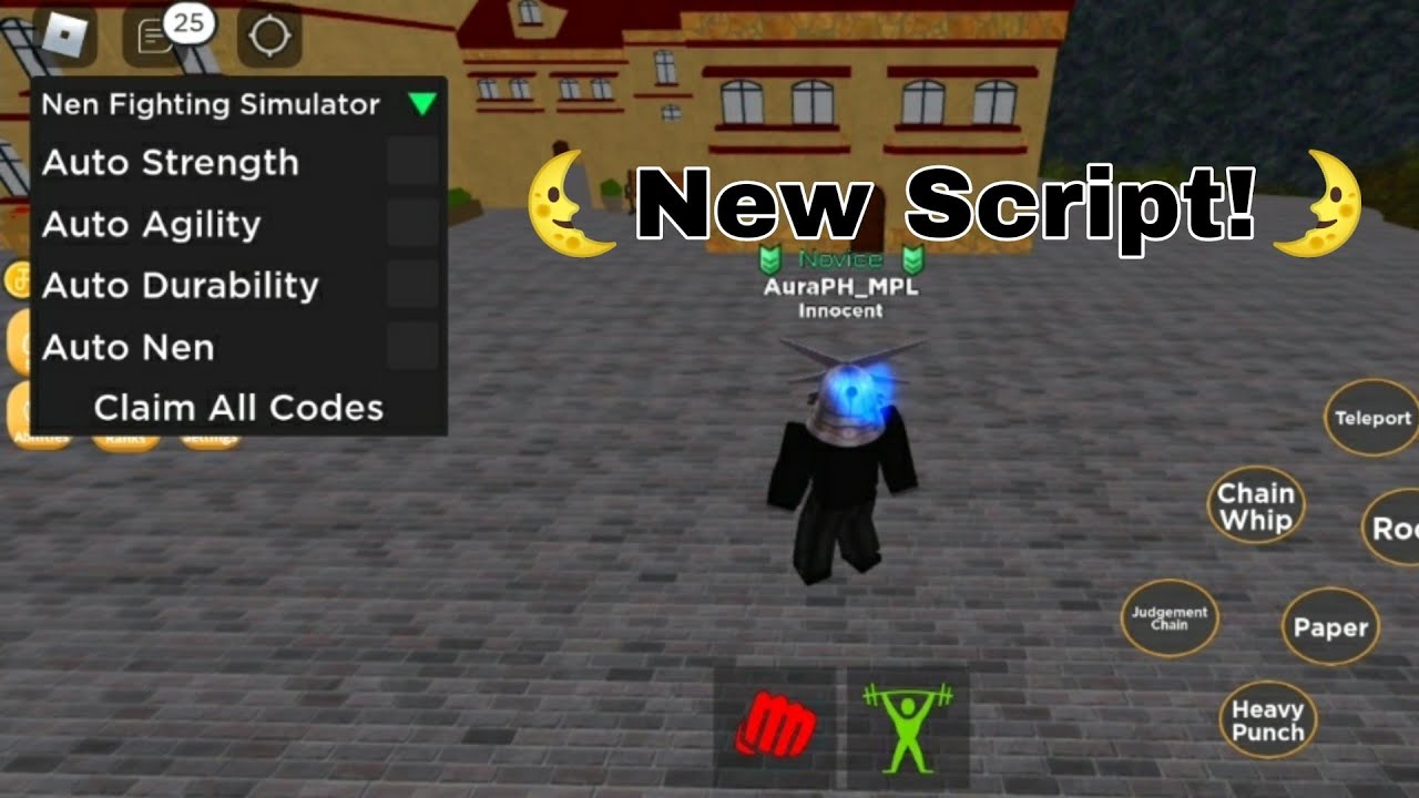 Nen Fighting Simulator Script | 🌜New🌛 | ArceusX 2.1.3 | AcuraX049 - YouTube