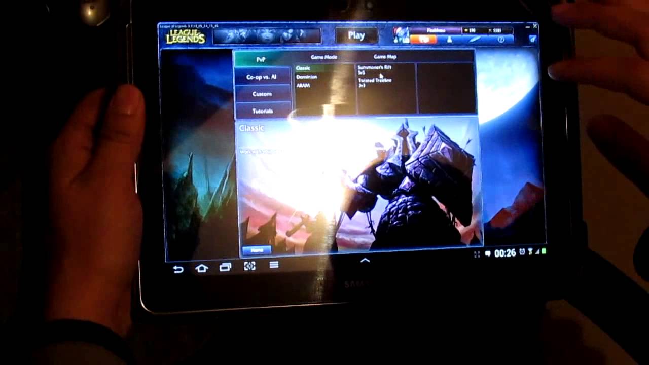 LoL en el tablet - YouTube